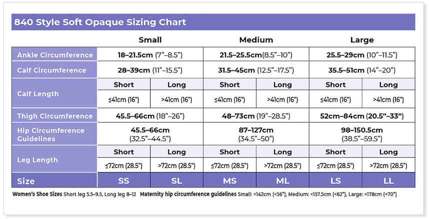 Sigvaris 840 Style Soft Opaque, Medical Thigh w/Grip-Top, Open toe ...